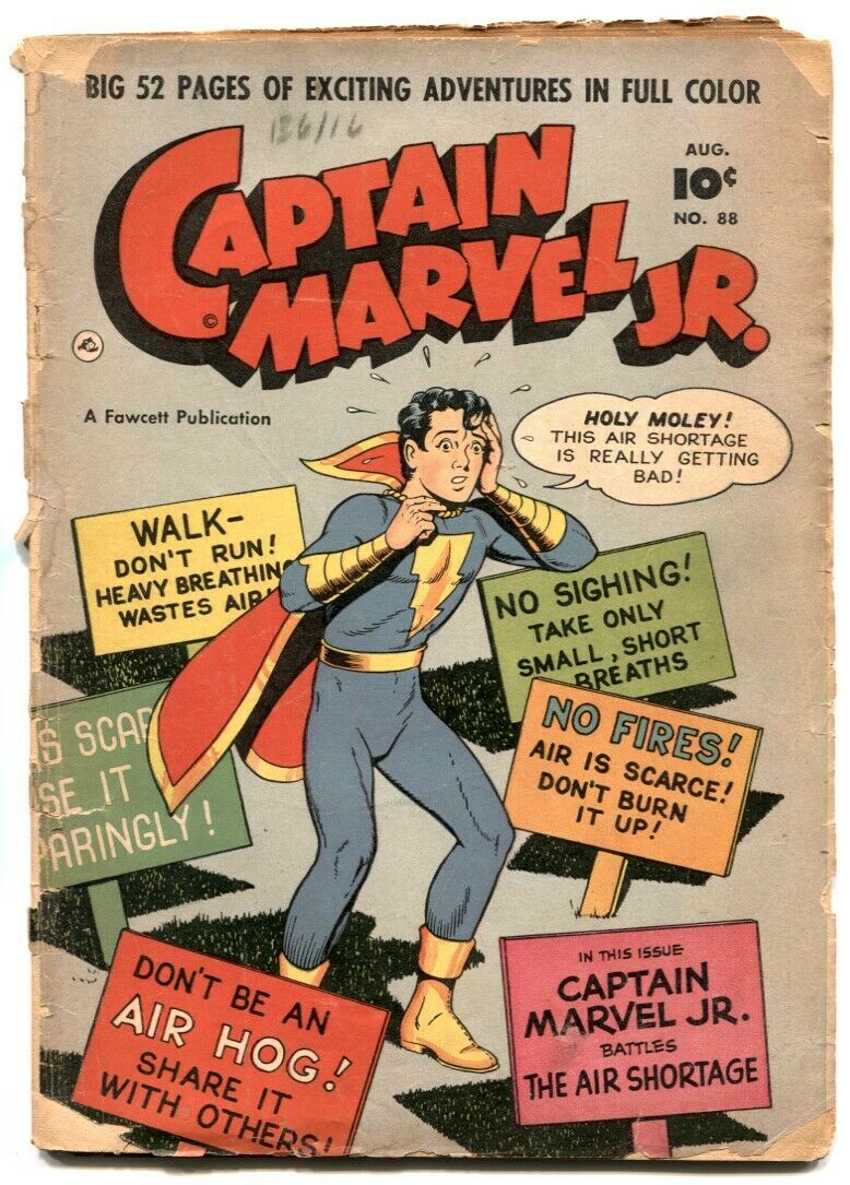 Captain Marvel Jr #88 1950- Fawcett Golden Age- low grade | Comic Books ...