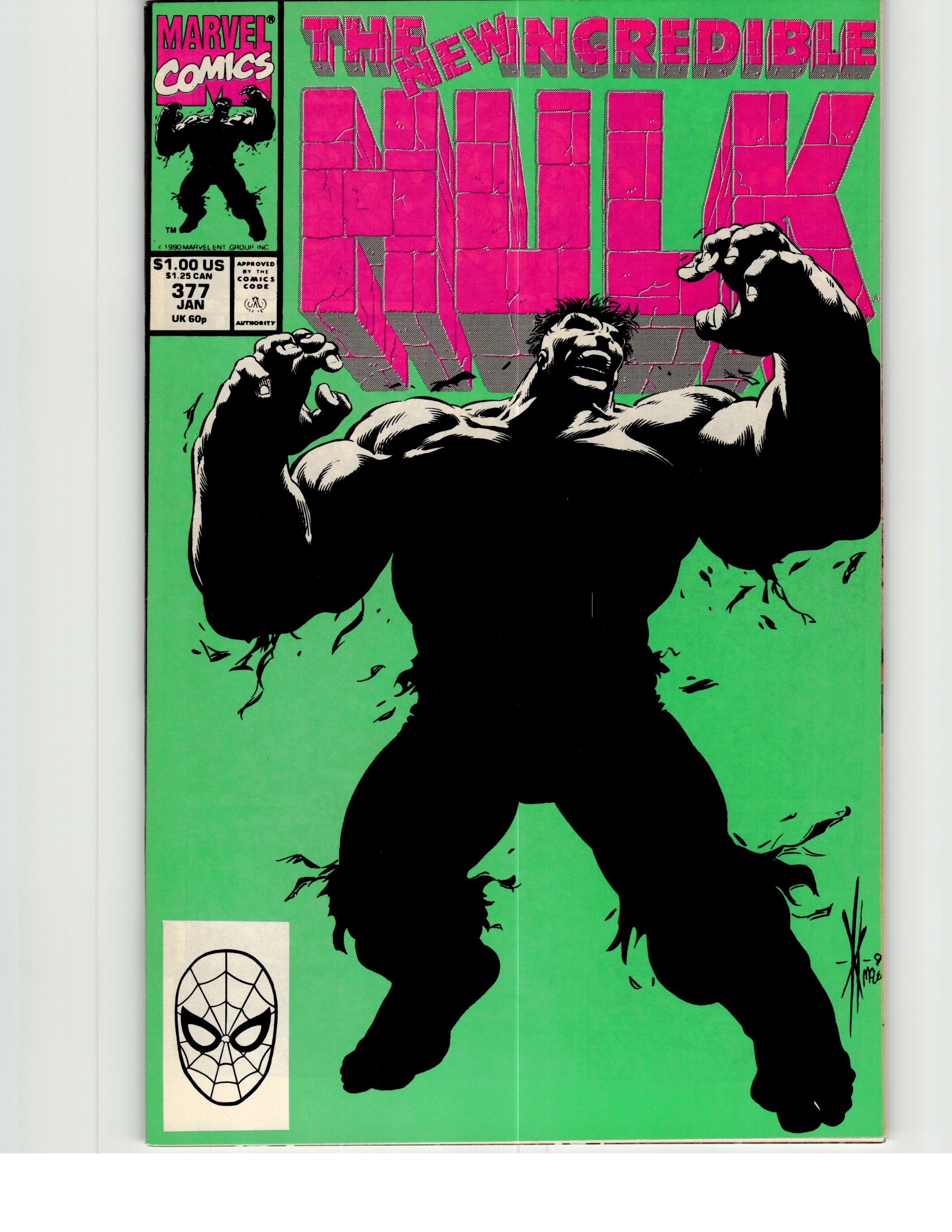 The Incredible Hulk #377 (1991) Hulk [Key Issue] | Comic Books - Copper ...