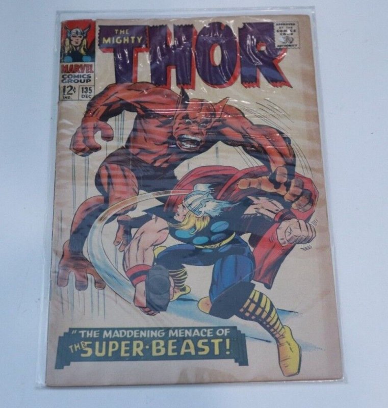 The Mighty Thor #135 2nd Appearance & Origin The High Evolutionary 1966 ...