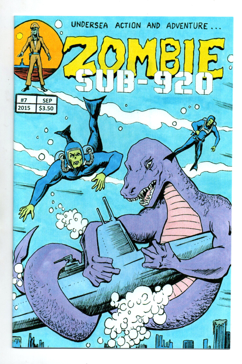 Zombie Sub-920 #7 - submarine sci-fi horror - Mitchell - 2015 - (-NM ...