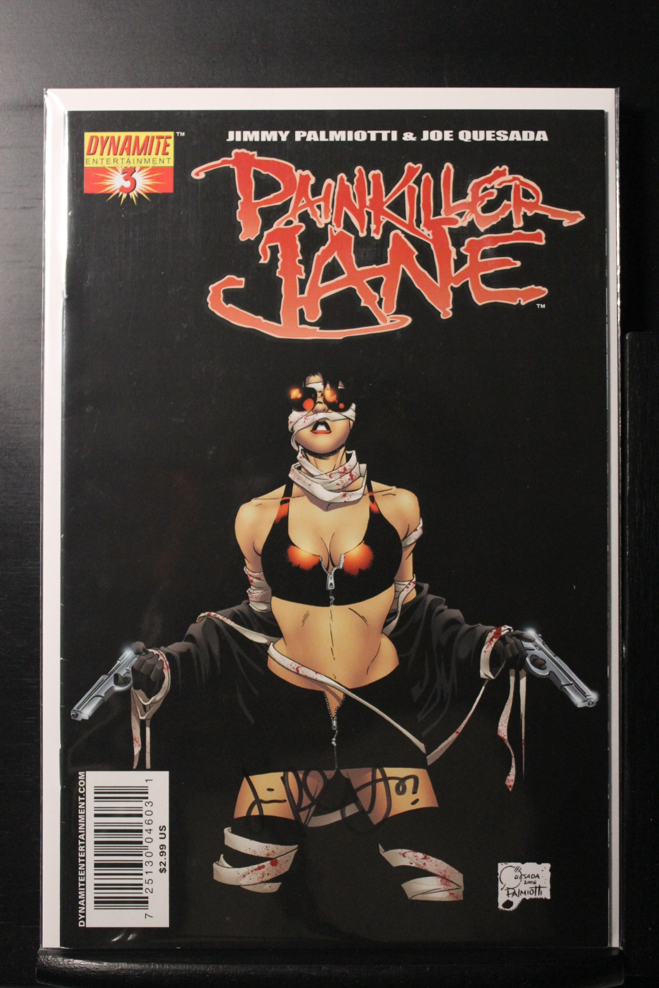 Painkiller Jane #3 Cover A Joe Quesada / Jimmy Palmiotti (2006) *SIGNED | Comic Books - Modern ...