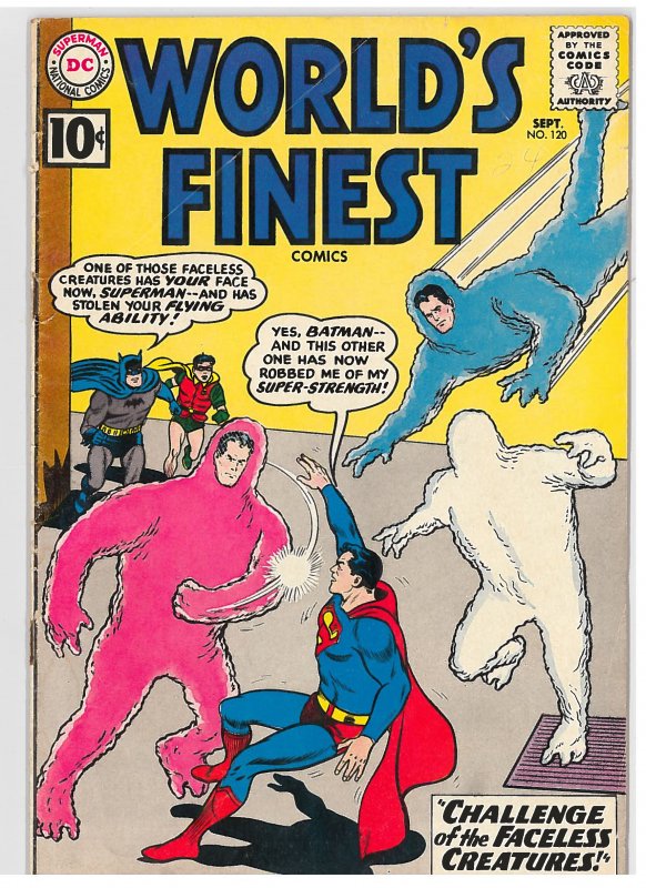 World's Finest (1941) #120 FN- Tommy Tomorrow | Comic Books - Silver ...