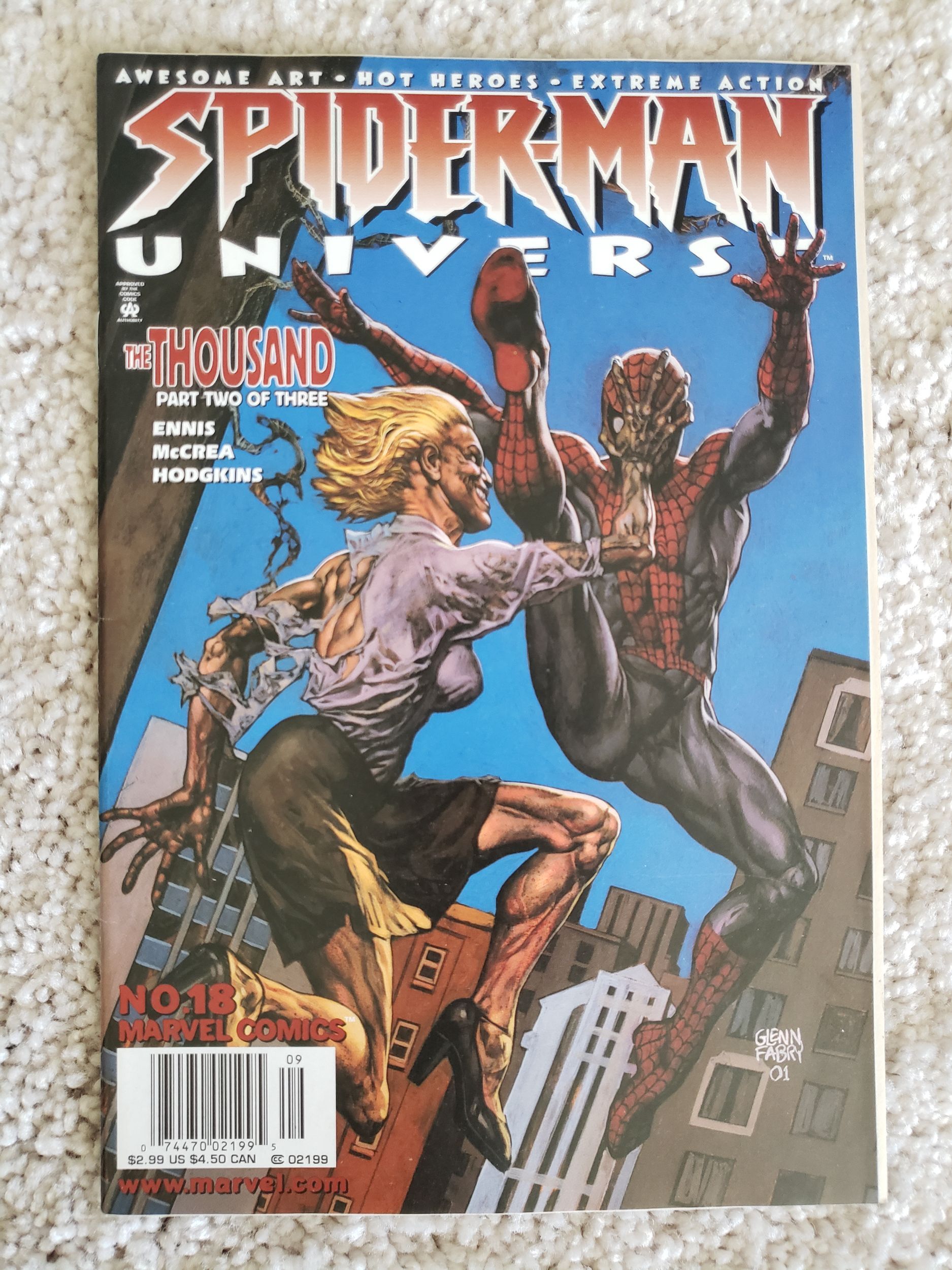 Spider-Man Universe 18 Spider-Man's Tangled Web (2001) VHTF Newsstand ...