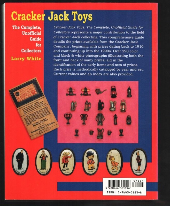 Cracker Jack Toys Guide For Collectors 1997Paperbound -260+ pages ...