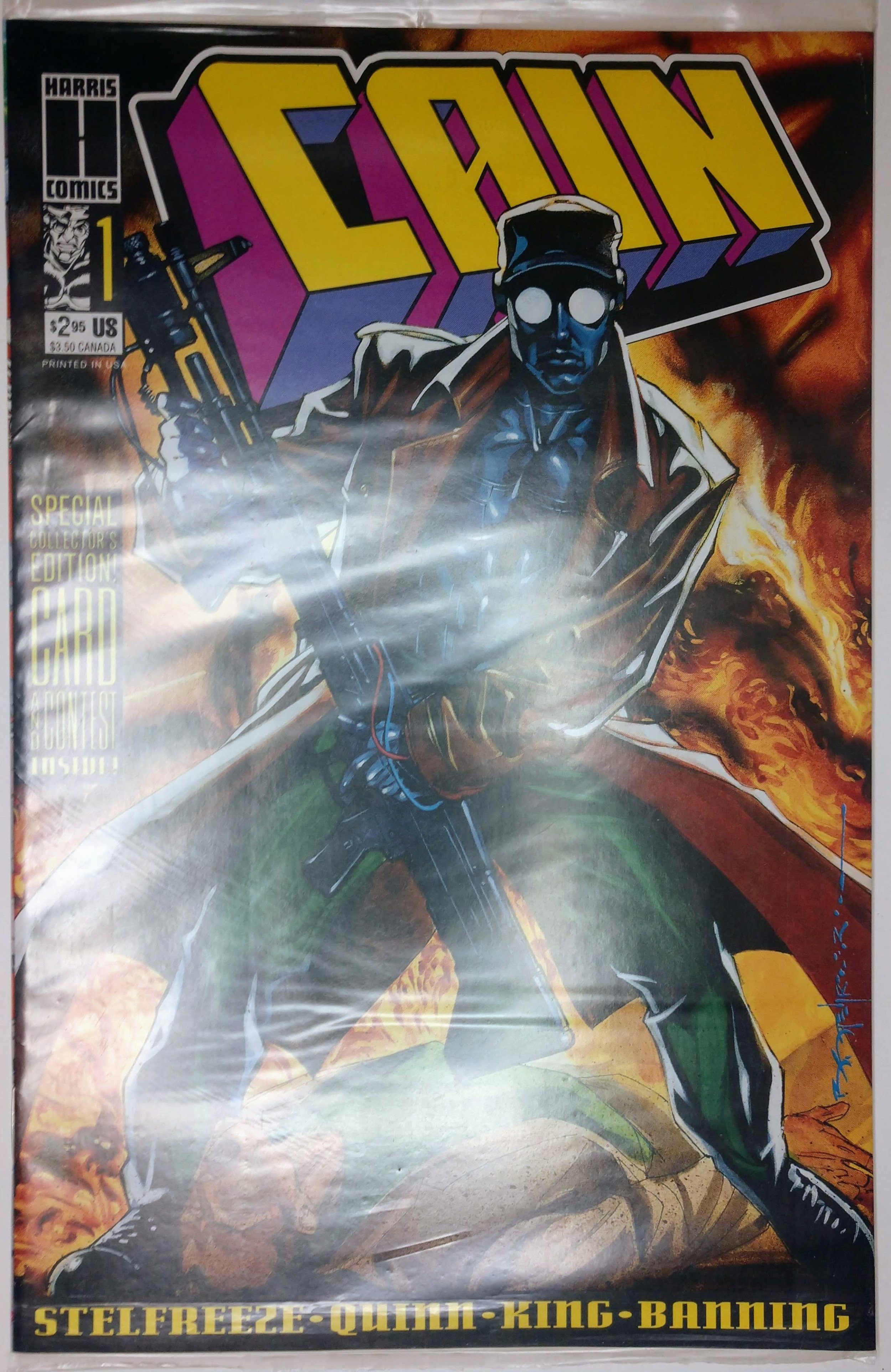 Cain #1 Poly Bagged Card Inside (9.2, 1993) | Comic Books - Modern Age ...