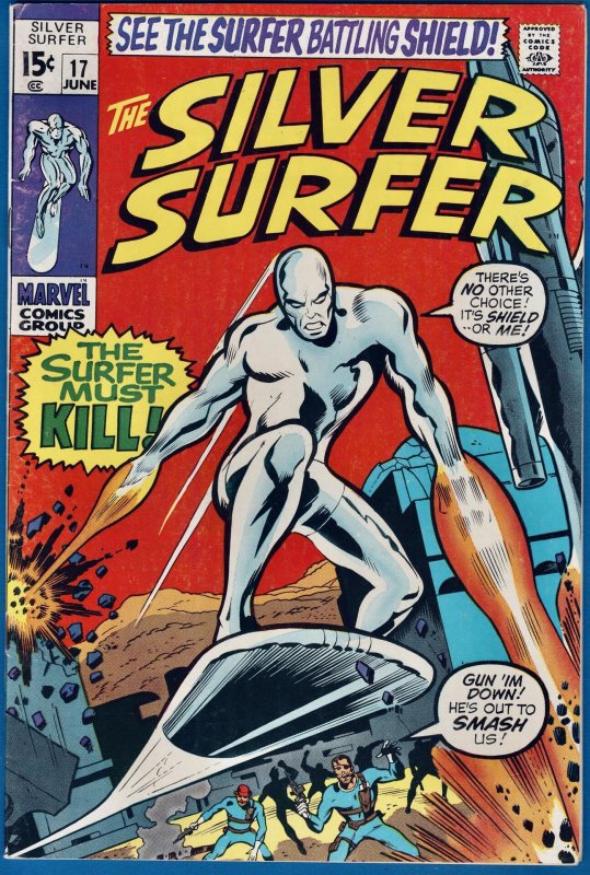 The Silver Surfer #11 (1969) VF | Comic Books - Silver Age, Marvel ...
