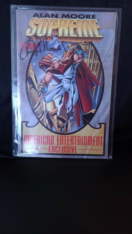Signed Alan Moore Supreme American Entertainment Exclusive #41 COA ...