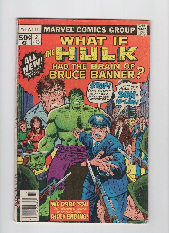 What If #2 (Marvel Comics 1977) Hulk Had the Brain of Bruce Banner ...