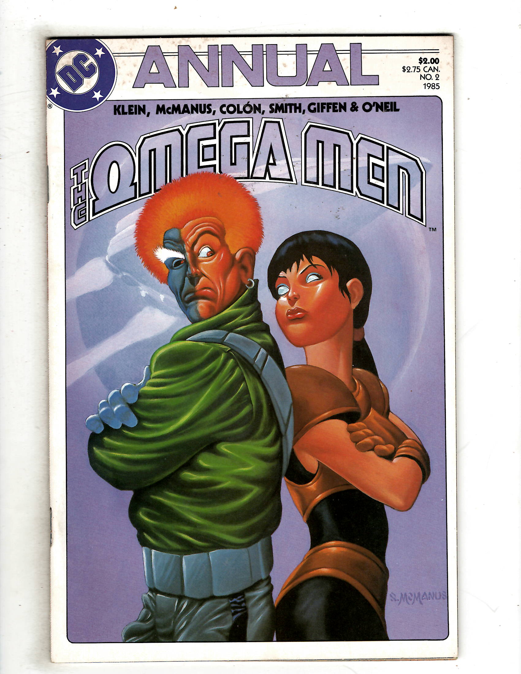Omega Men Annual #2 (1985) DC Comic Superman OF8 | Comic Books - Copper ...