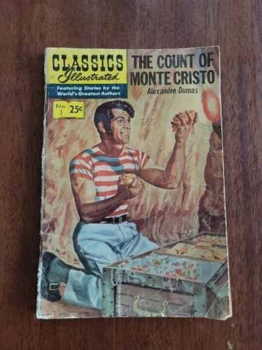 Illustrated The Count of Monte Cristo 1969 Vintage Classic Comic ...
