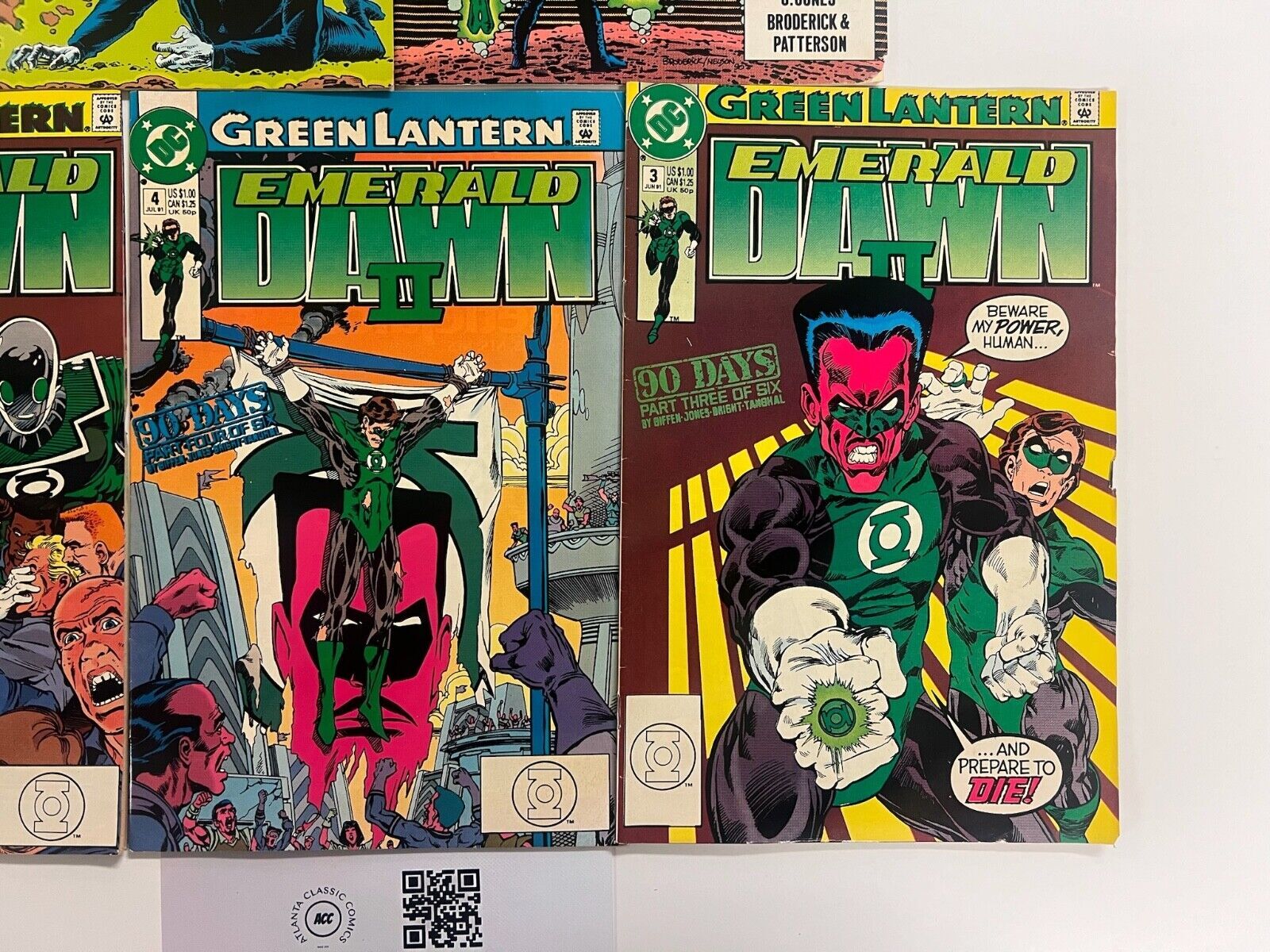 5 Green Lantern DC Comic Books # 3 4 5 6 7 Superman Wonder Woman Robin ...