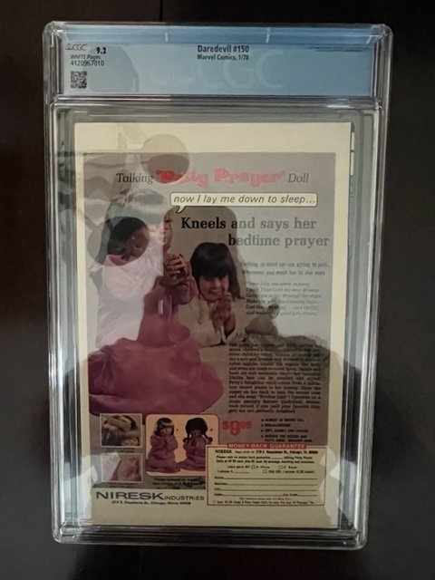 Daredevil #150 (1978) - CGC 9.2 !! - 1st Appearance of Paladin! | Comic ...