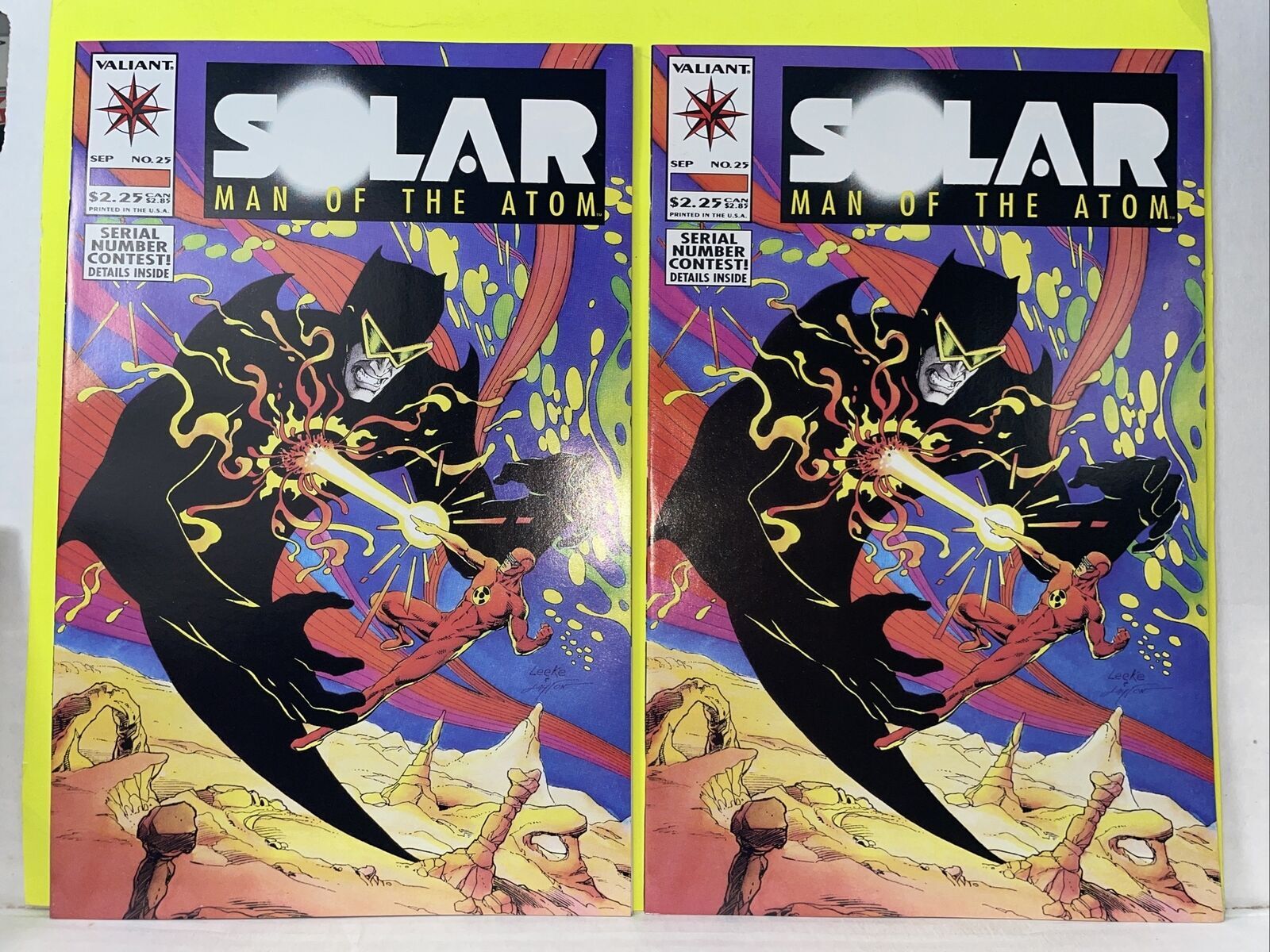 Solar Man of the Atom #25 NM (1993) Valiant Doctor Eclipse APP (2 bk ...