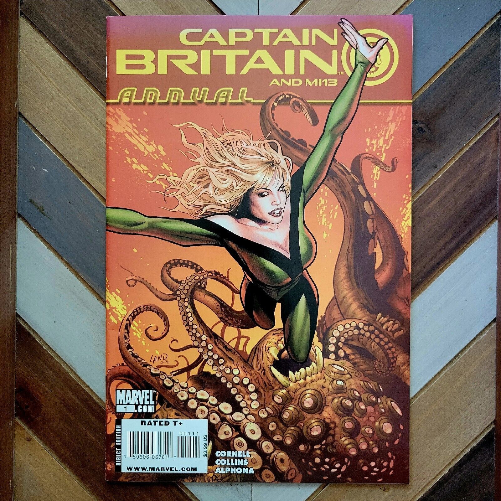CAPTAIN BRITAIN & MI-13 ANNUAL #1 VF (Marvel 2008) Origin of MEGGAN ...