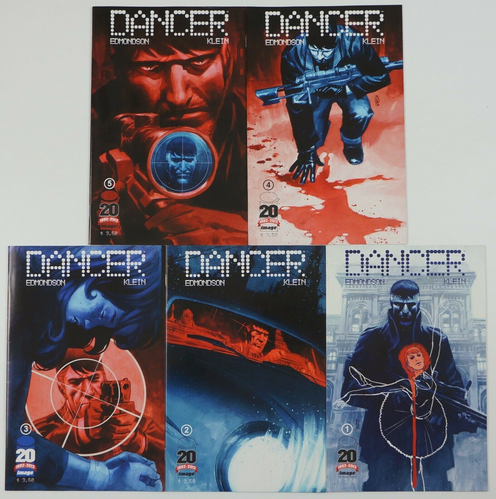 Dancer #1-5 VF/NM complete series - image comics - nathan edmondson 2 3 ...