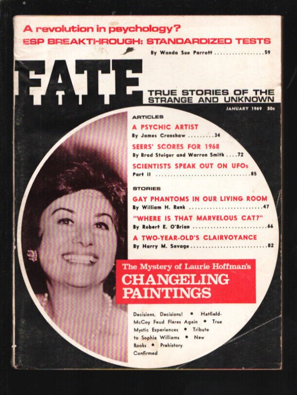 Fate 1/1969 Clark-ESP Breakthrough-Laurie Hoffman Changeling Ability ...