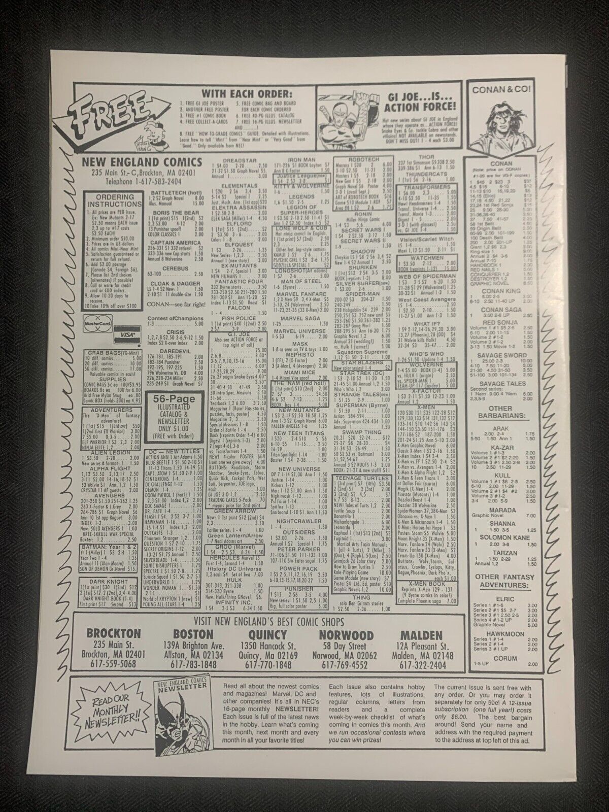 1987 SAVAGE SWORD OF CONAN Magazine #141 FVF 7.0 Bob Larkin Cover ...