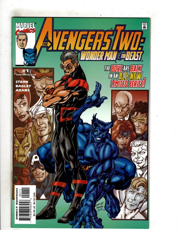 Avengers Two: Wonder Man and Beast #1 (2000) SR34 | Comic Books ...