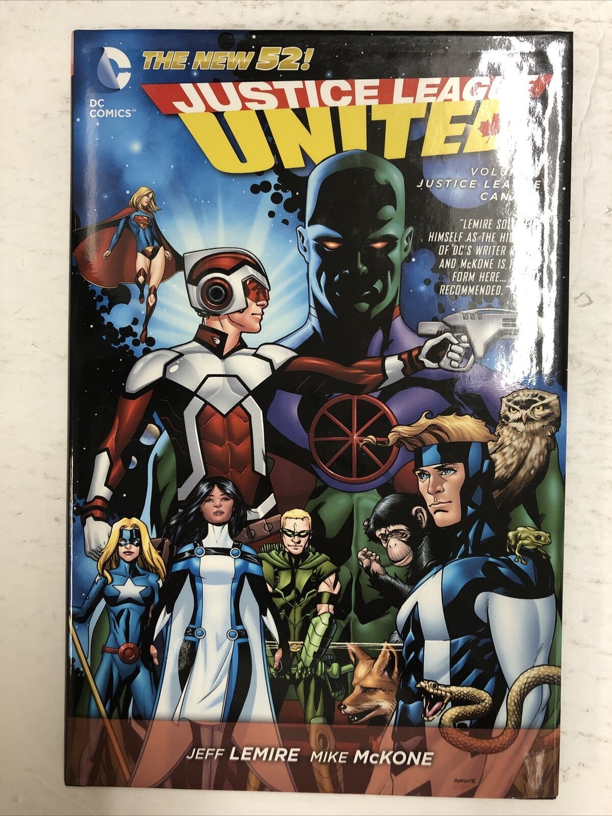 The New 52! Justice League United Vol.1 By Jeff Lemire (2015) HC DC Comics | Comic Books ...
