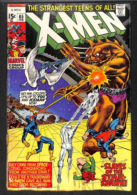 X-Men #65 GD 2.0 1st Z'Nox! Marvel Comics | Comic Books - Silver Age ...