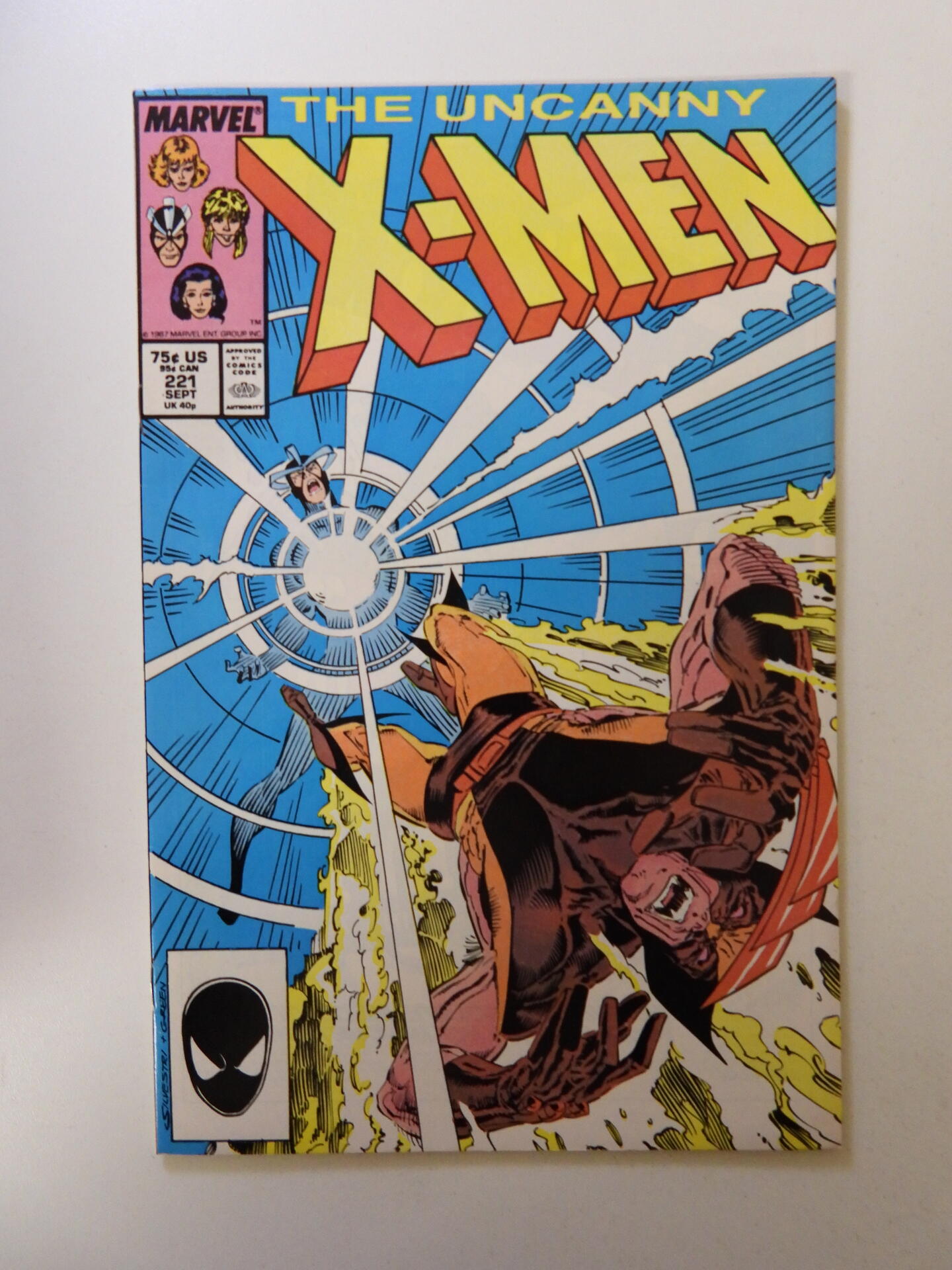 The Uncanny X-Men #221 1st appearance of Mr. Sinister VF+ condition ...