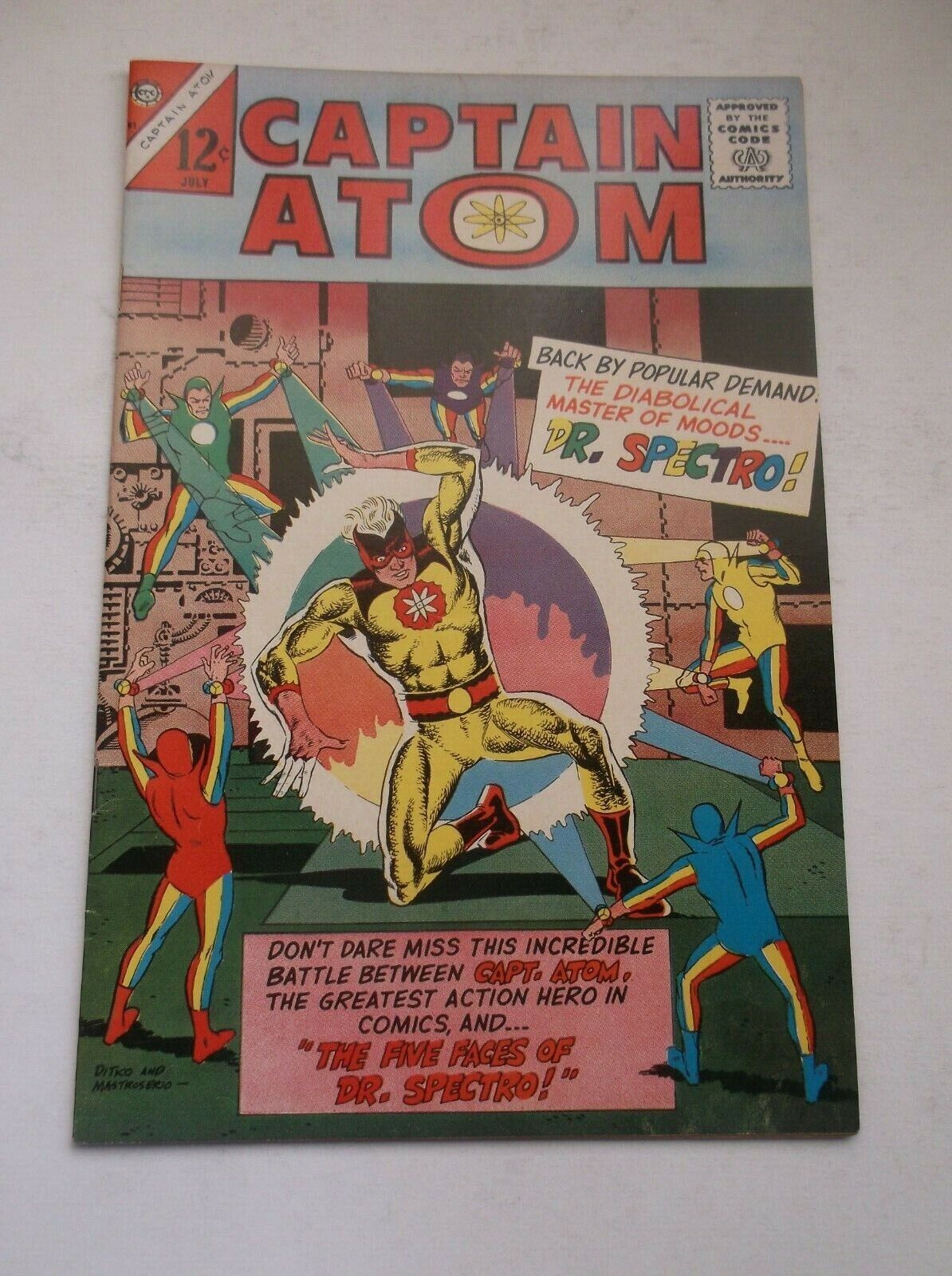 Charlton: Captain Atom #81, 2nd DR. Spectro, Steve Ditko's Art, 1966 ...