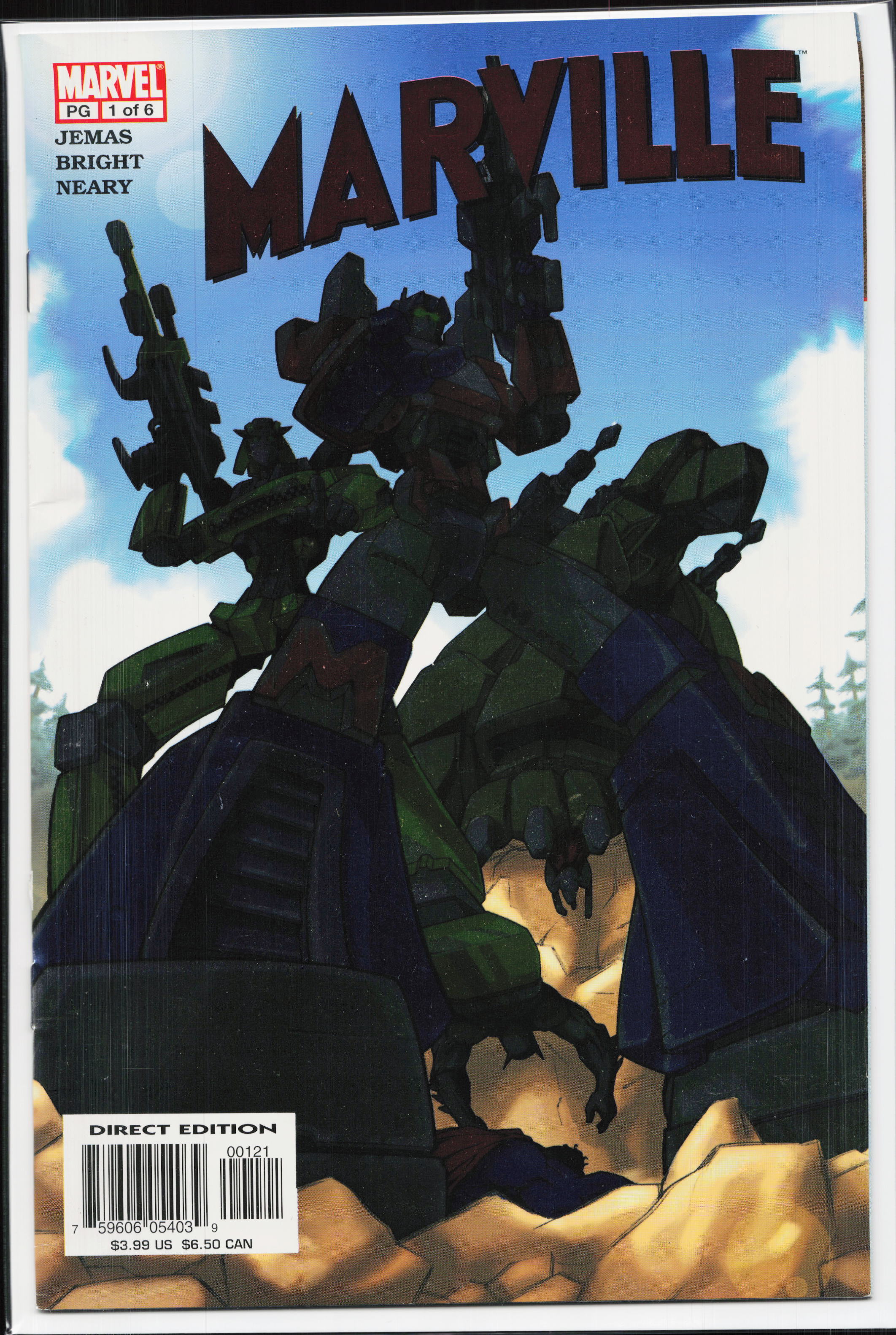 Marville #1 Foil Cover (2002) Kal-AOL | Comic Books - Modern Age ...