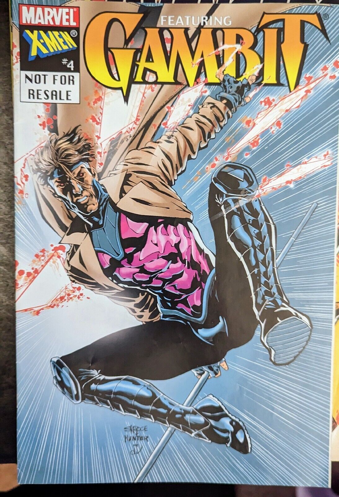 X-Men Featuring Gambit 4 Marvel Legend Reprint 1st Omega Red 2003 ...