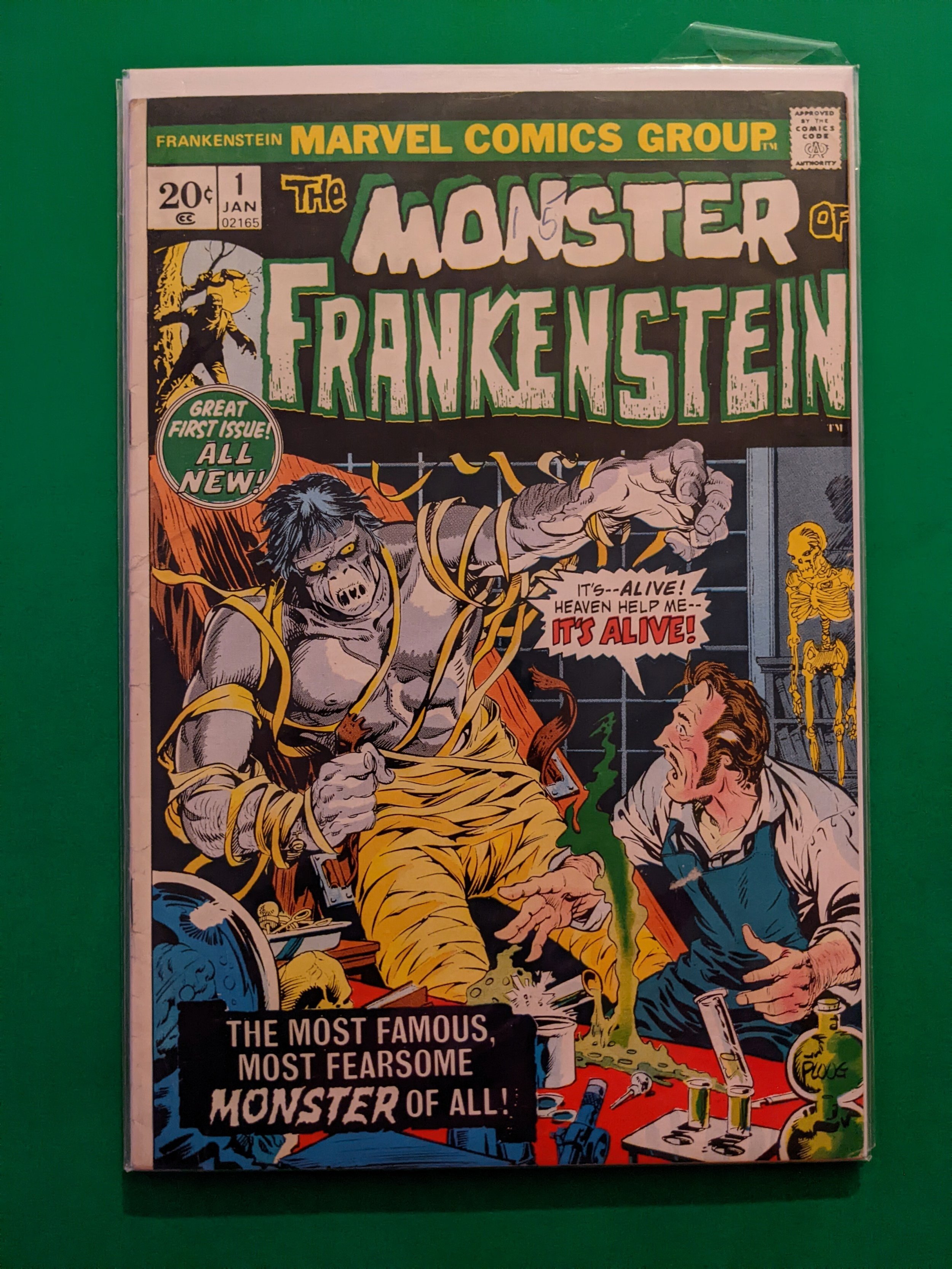 The Frankenstein Monster #1 (1973) VF+++ | Comic Books - Bronze Age ...