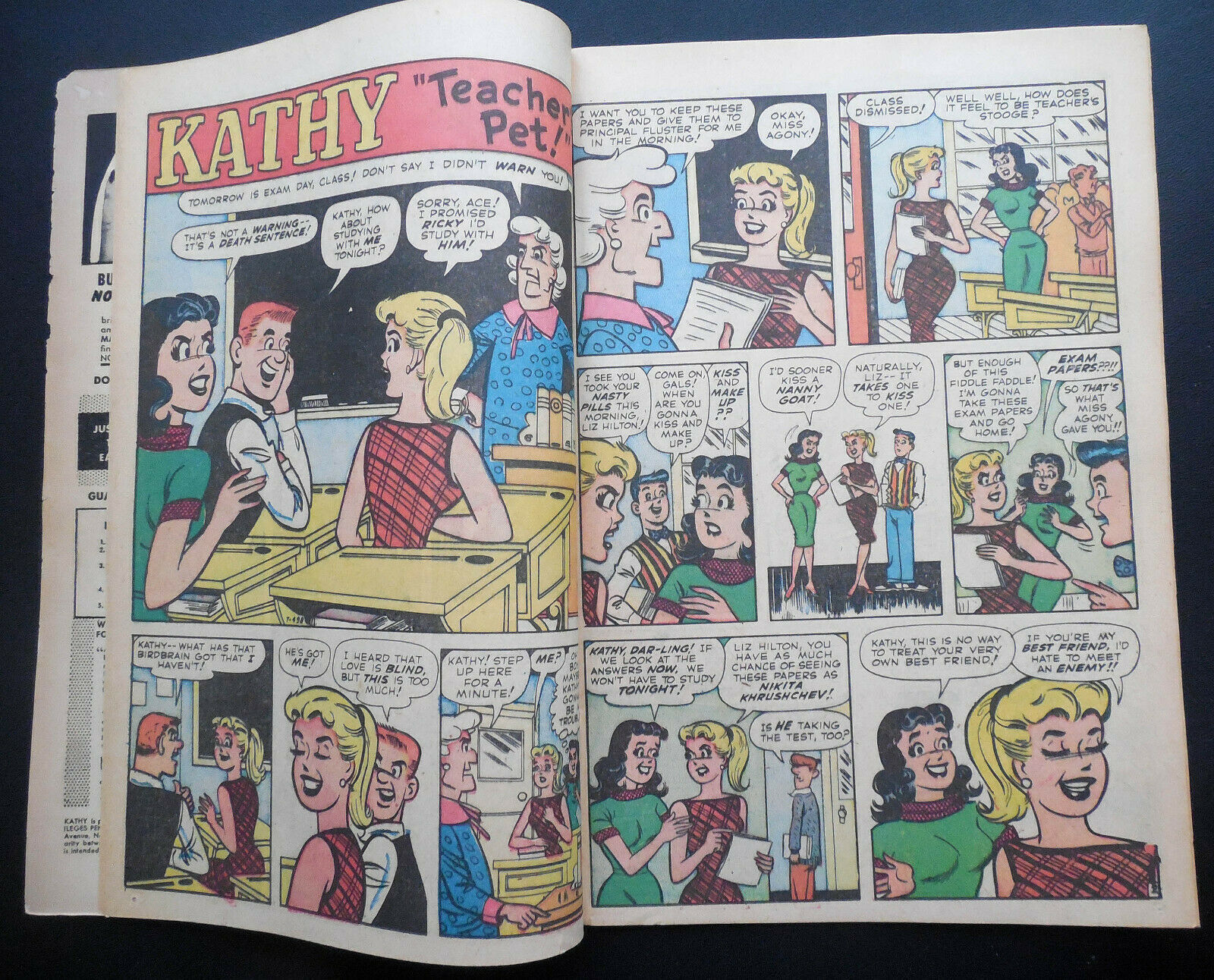 KATHY #2 - VERY RARE 1959 ATLAS Comics - Paper Dolls untouched | Comic ...