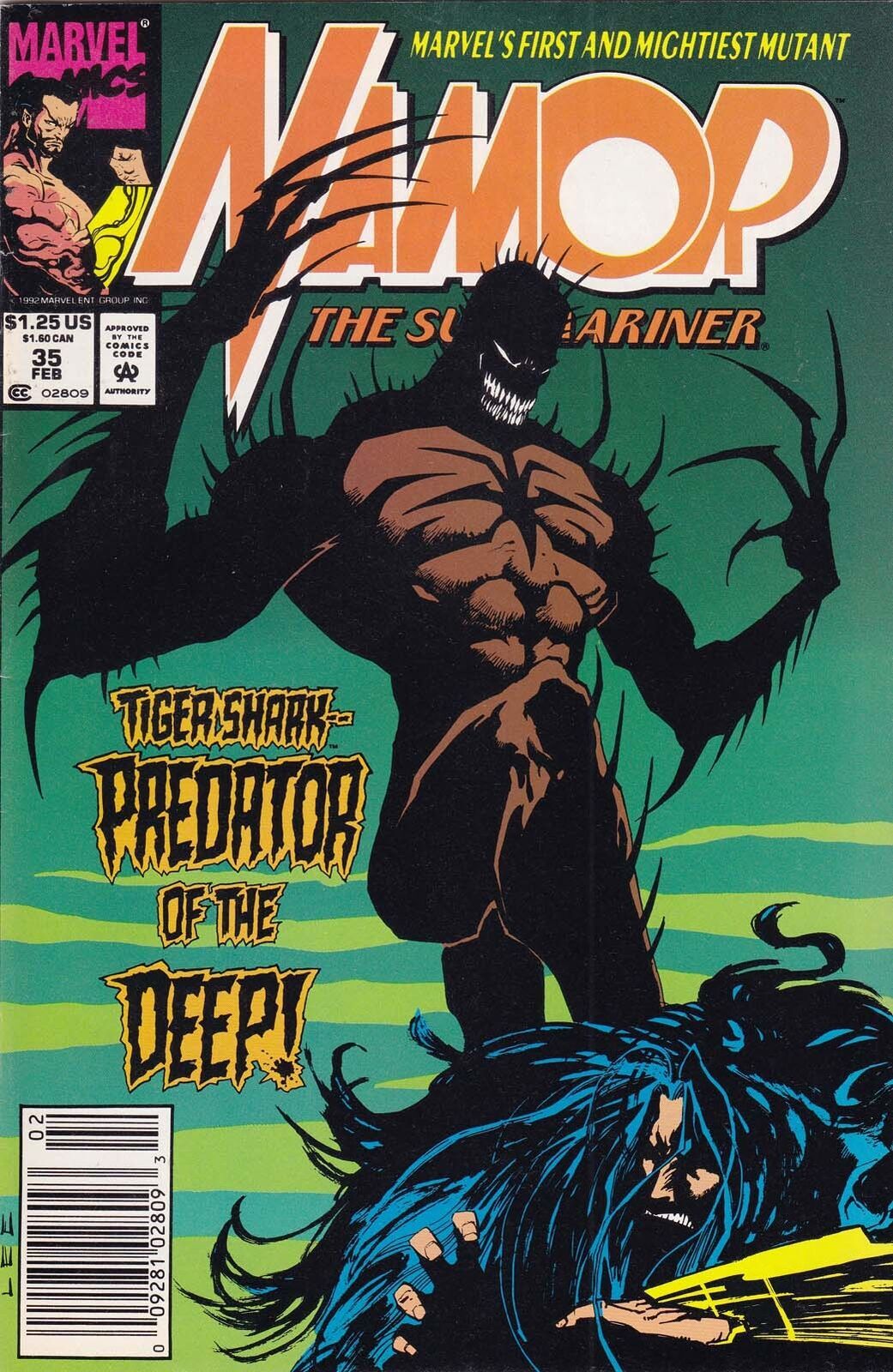 Namor, The Sub-Mariner #35 (Newsstand) FN; Marvel | Jae Lee - we ...