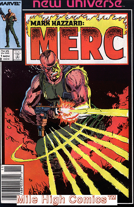 MERC (1986 Series) #1 NEWSSTAND Very Good Comics Book | Comic Books ...