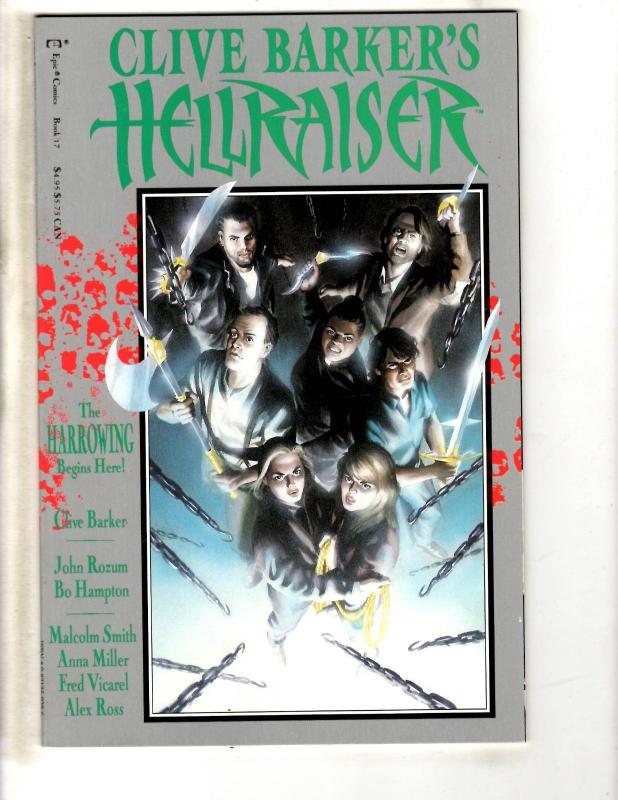 Lot Of 6 Clive Barker's Hellraiser Marvel EPIC Comics # 11 13 14 15 16 ...