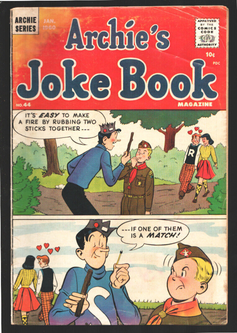 Archie's Joke Book #44 1960-Archie-Boy Scout cover-Betty and Veronica appear-... | Comic Books ...