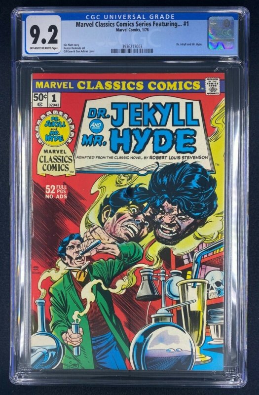 Marvel Classics Comics Series Featuring: Dr. Jekyll and Mr. Hyde ...