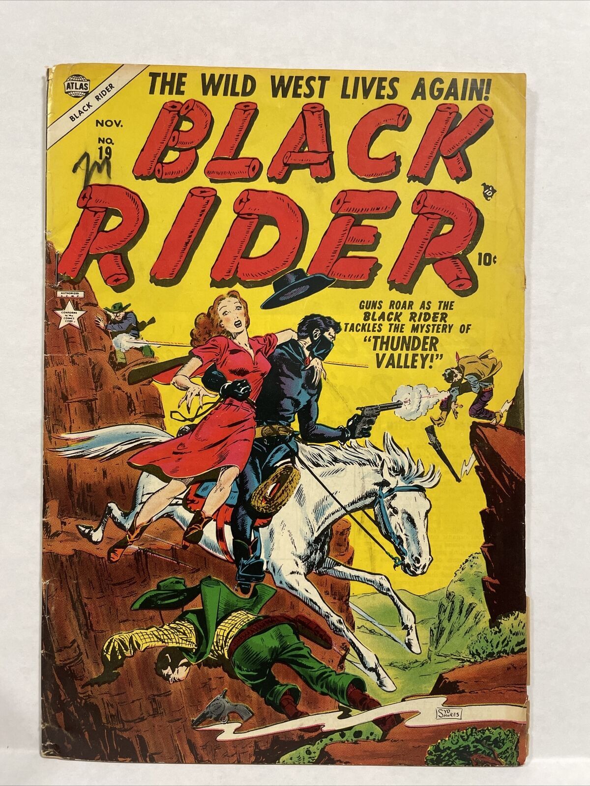 Black Rider #19 1953 Atlas | Comic Books - Golden Age, Marvel, Black ...