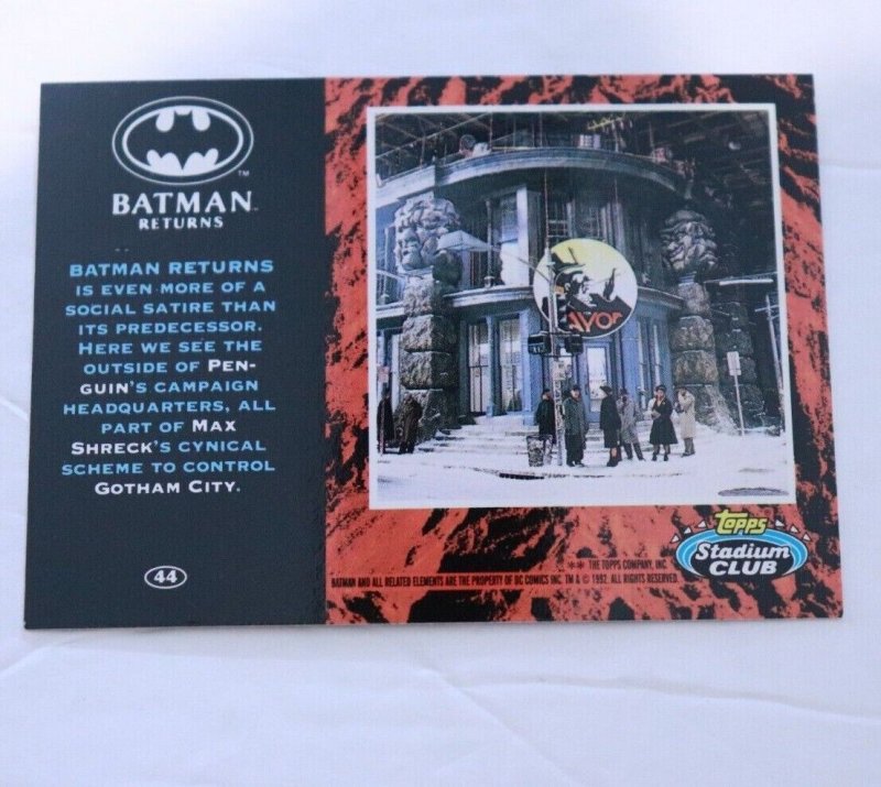 1992 Batman Returns Stadium Club #44 | Comic Collectibles - Trading ...