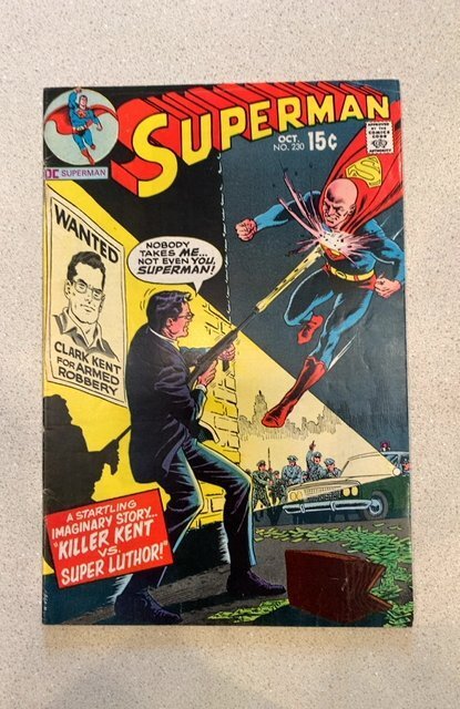 Superman #230 (1970) Curt Swan Lex-El (Earth-230) Lex Luthor Cover ...
