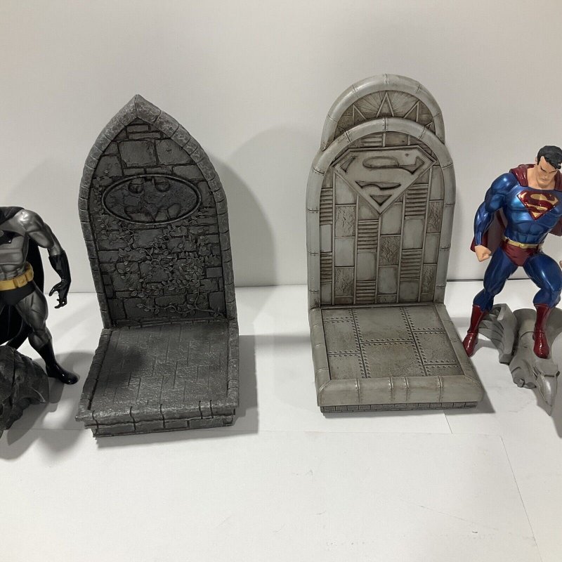 Batman Superman Jim Lee Bookend Statues DC Comics DC Collectables ...