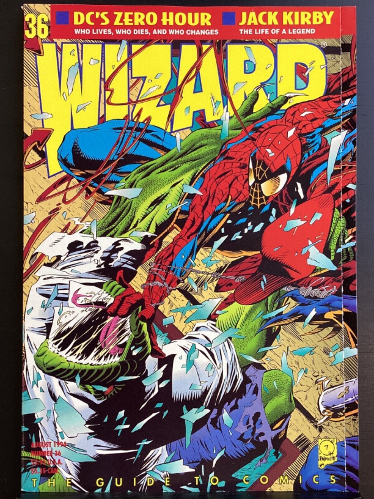 Wizard Magazine #36 Spider-Man Zero Hour Jack Kirby Jae Lee Chaos ...