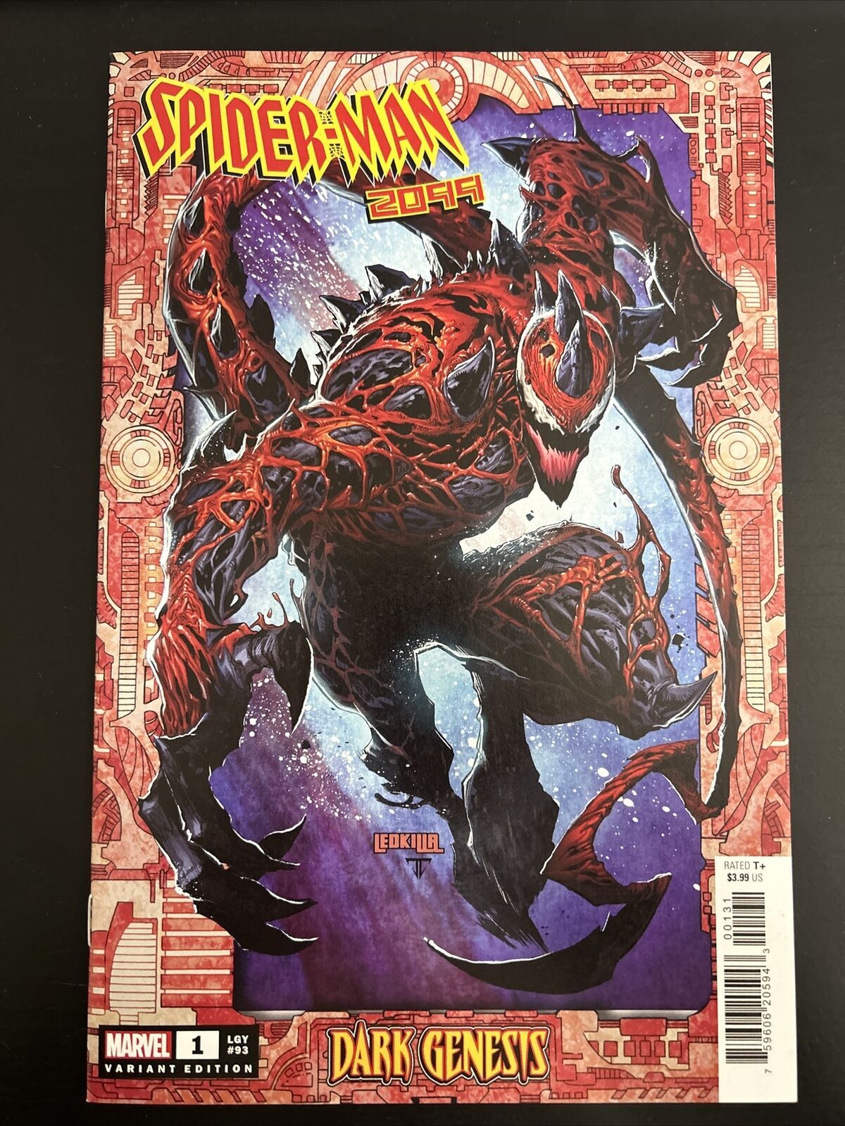Spider-Man 2099 Dark Genesis #1 (OF 5) Lashley Frame VAR Marvel Comics ...