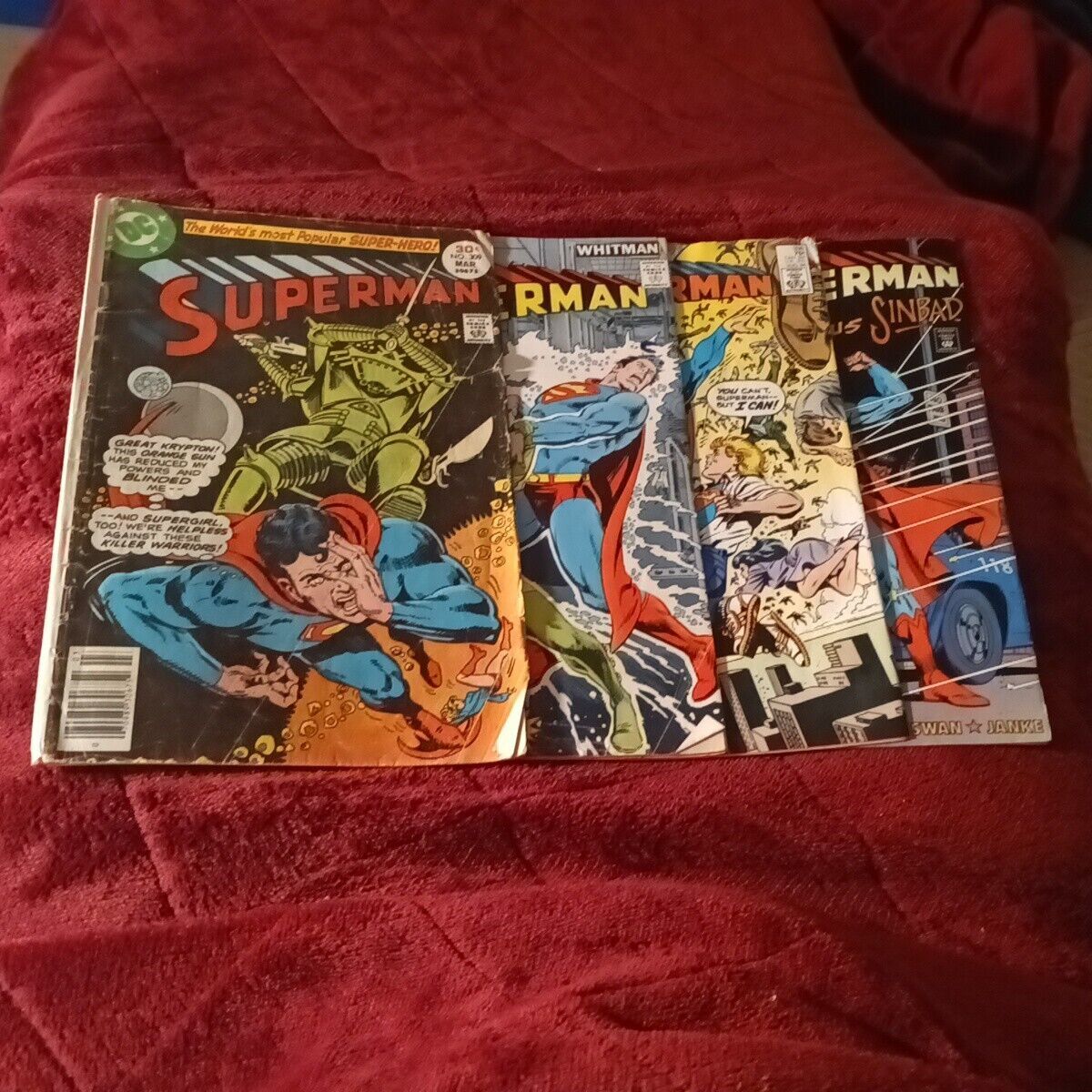 Giant Superman 76 DC Worlds Finest Action Comic Silver Bronze Modern ...