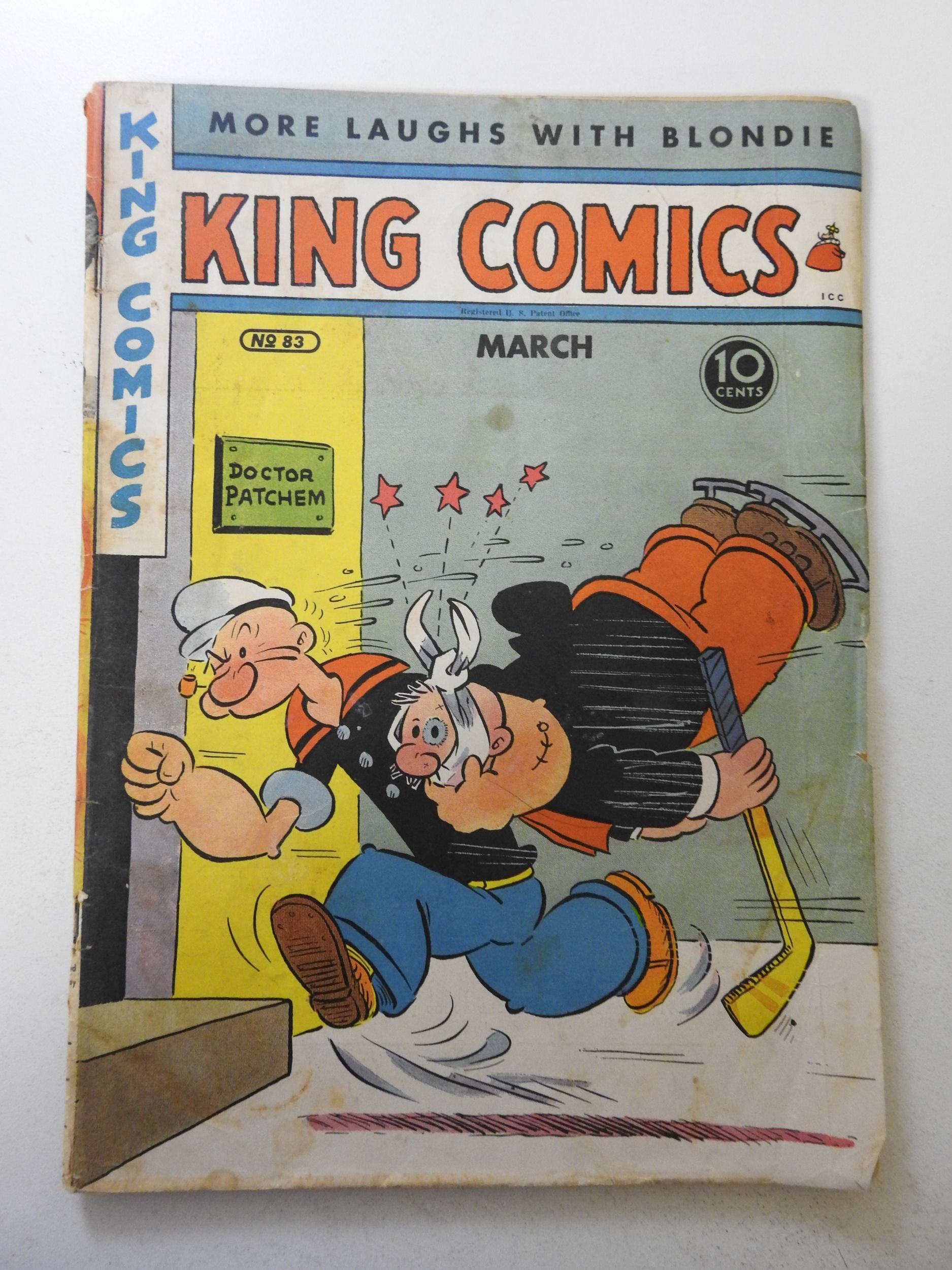 King Comics #83 (1943) VG- Condition moisture stain | Comic Books ...