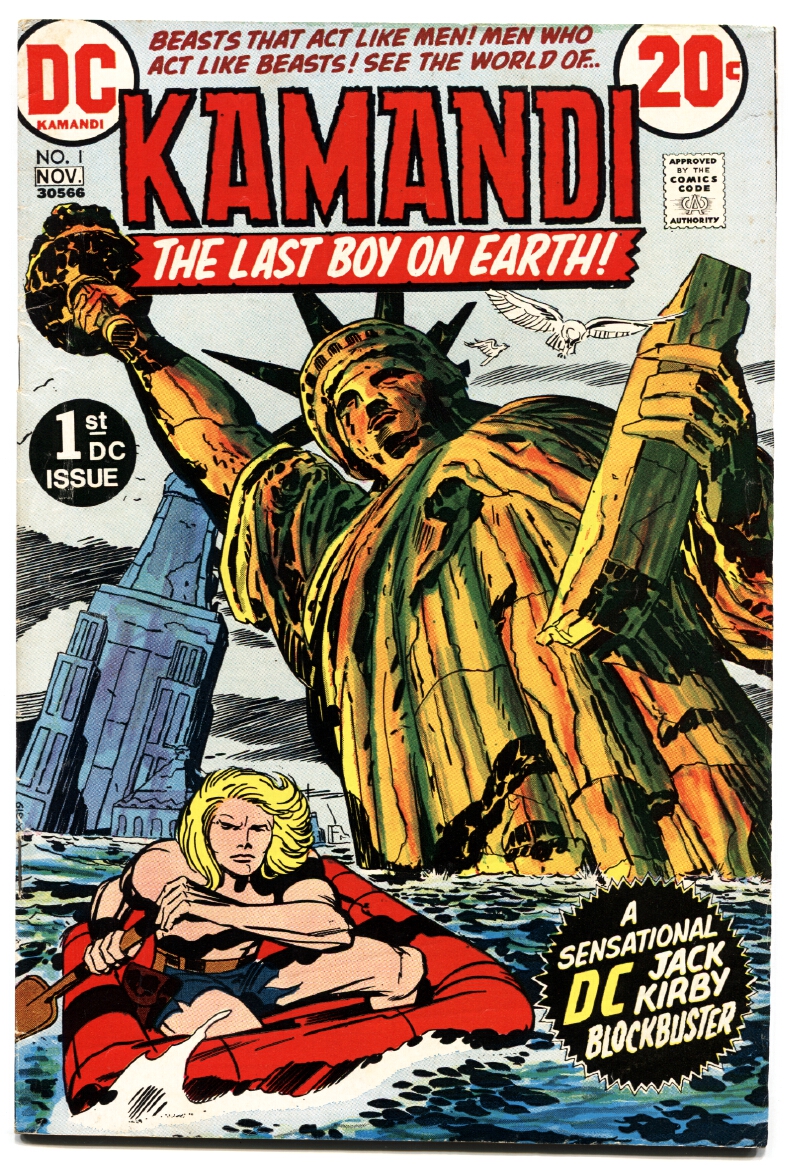 KAMANDI #1-1972-KIRBY ART COVER DC first issue comic book | Comic Books ...