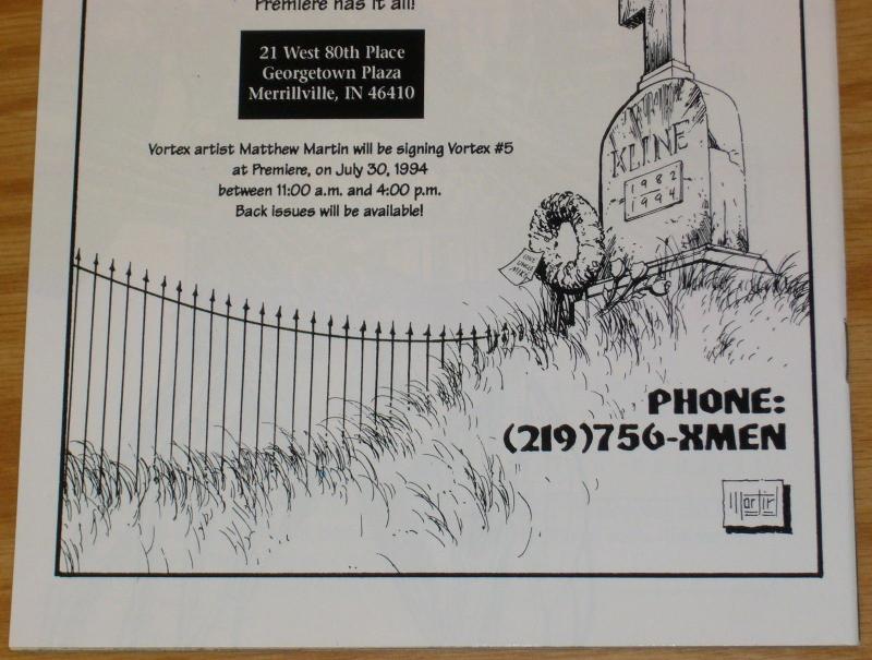 Vortex #5 VF; Hall of Heroes | pre-dates original cyberfrog #1 trent ...