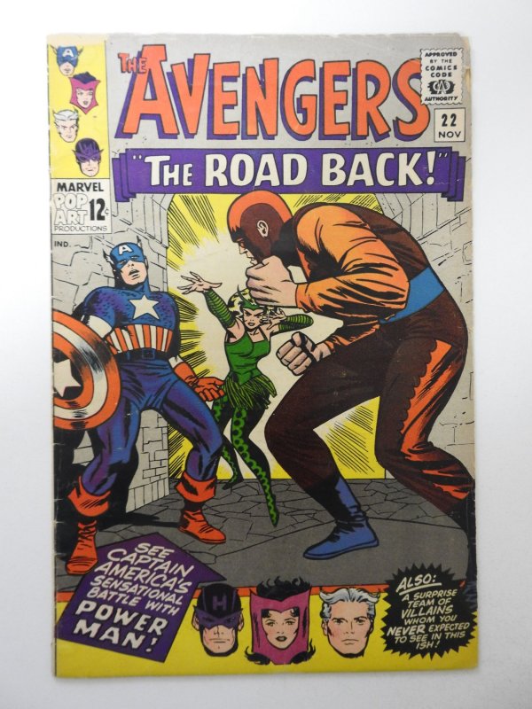 The Avengers #22 (1965) VG- Condition moisture stain | Comic Books ...