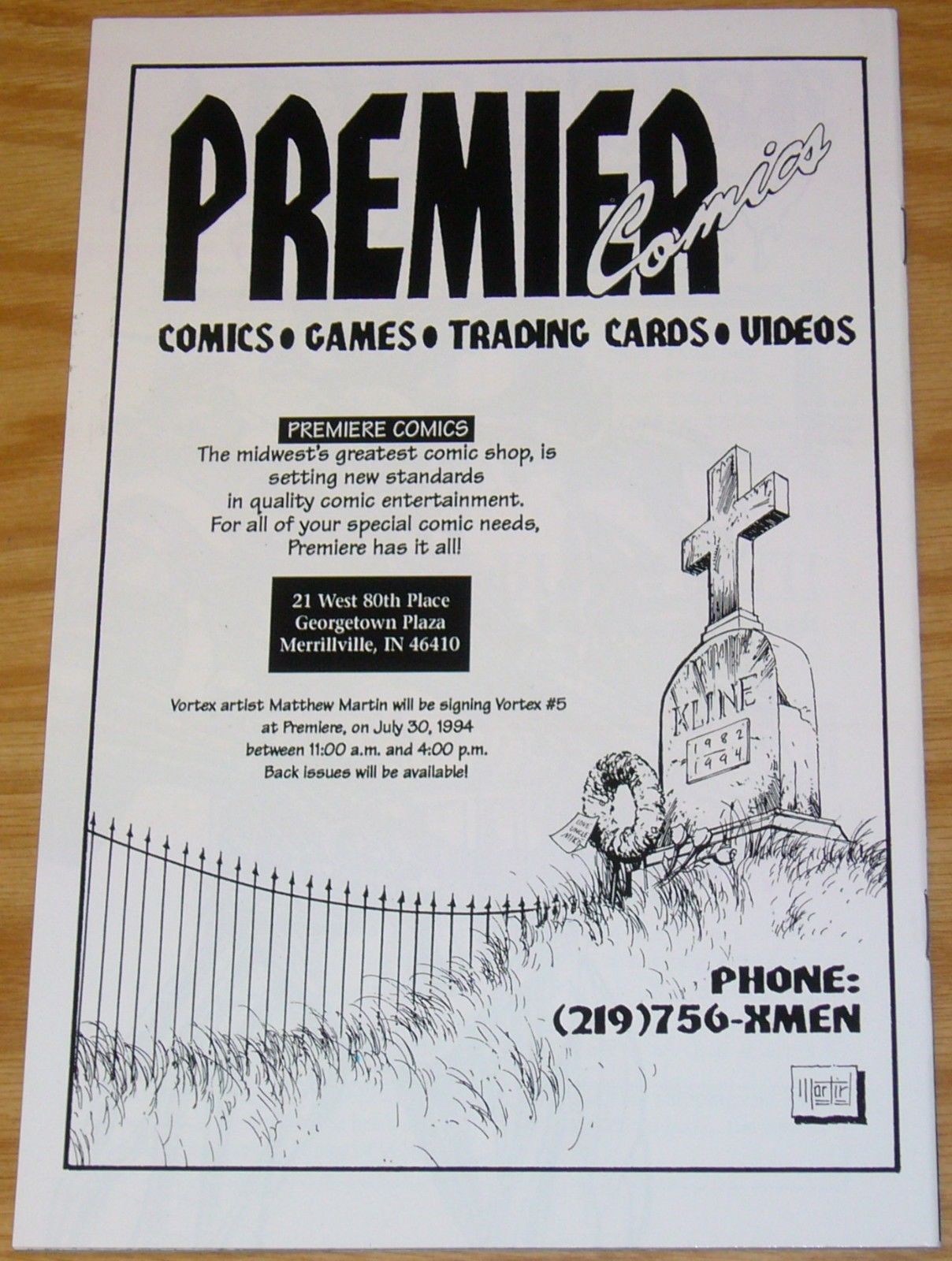 Vortex #5 VF; Hall of Heroes | pre-dates original cyberfrog #1 trent ...