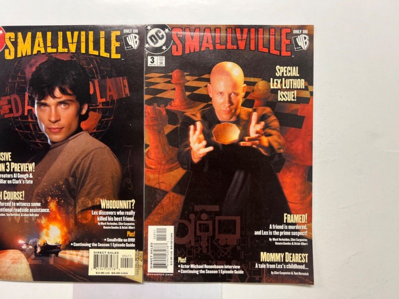 2 Smallville DC Comic Books # 3 4 Wonder Woman Batman Superman Flash 48 ...
