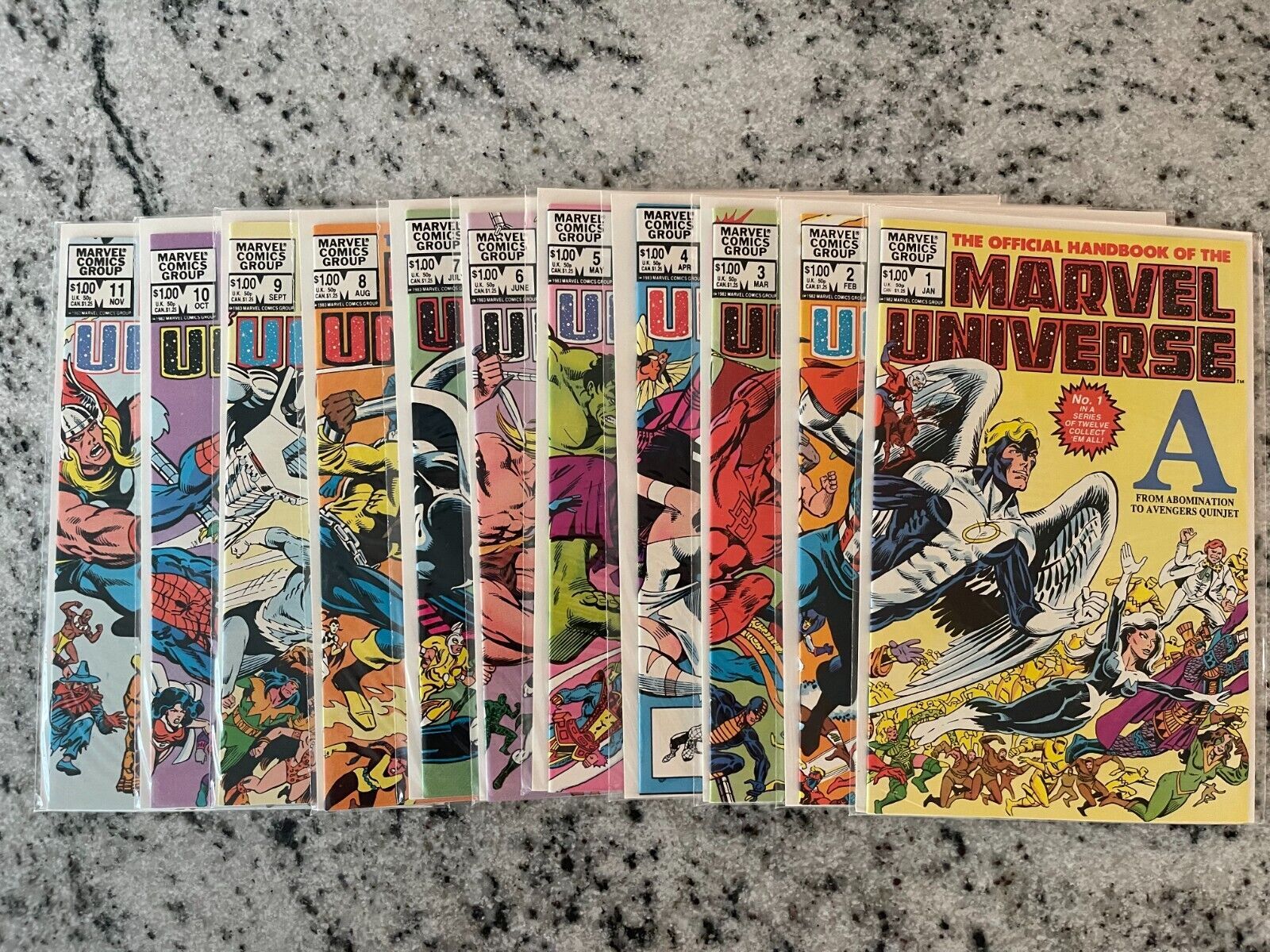 11 Marvel Universe Comic Books # 1 2 3 4 5 6 7 8 9 10 11 NM Hulk Thor ...
