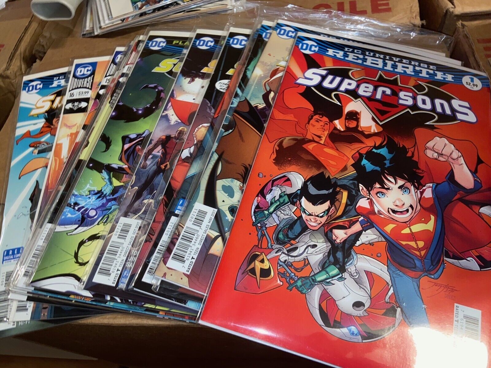 Super Sons (2017) Lot, Complete Series Set 1-16, Damian Wayne, Jon Kent ...